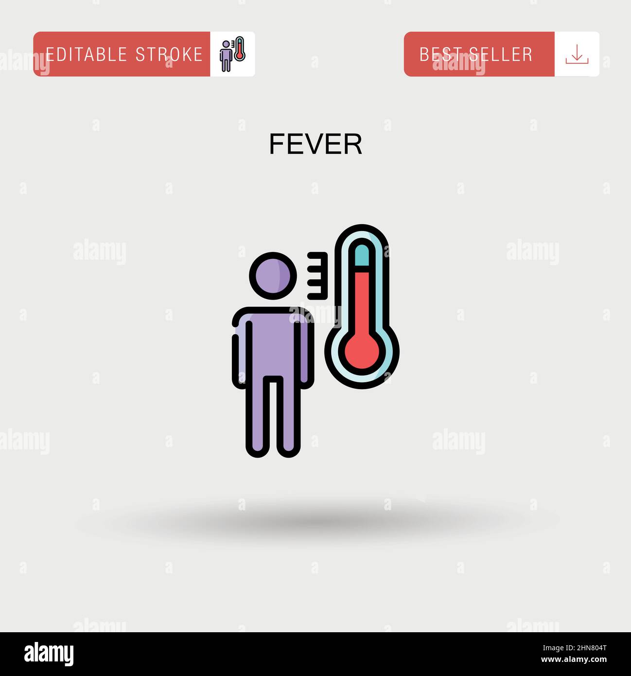 Fever icon hi-res stock photography and images - Alamy
