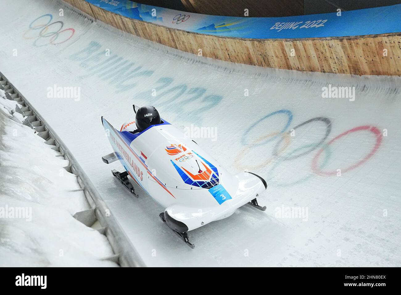 Yanqing, China. 14th Feb, 2022. Olympics, bobsleigh, two-man bobsleigh ...
