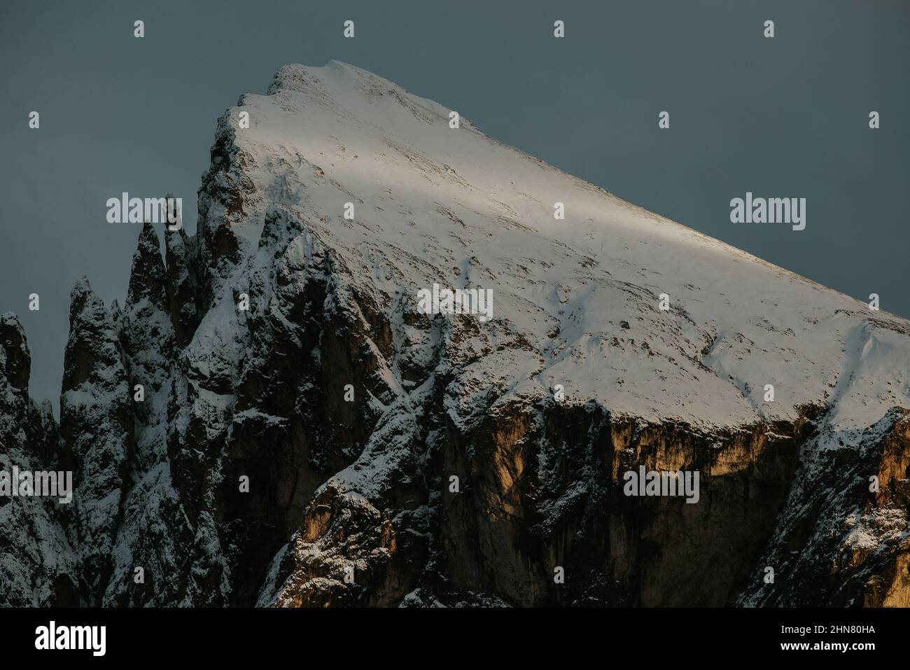 Chilling view of the snow-capped mountain and forest landscape in South ...