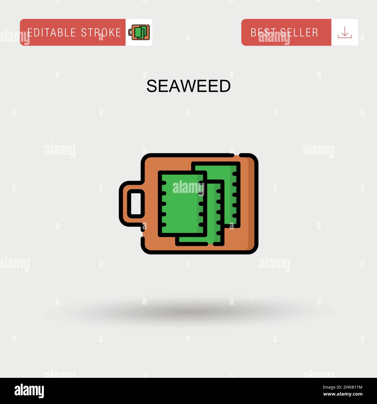 Vector drawing laminaria sea hi-res stock photography and images - Alamy