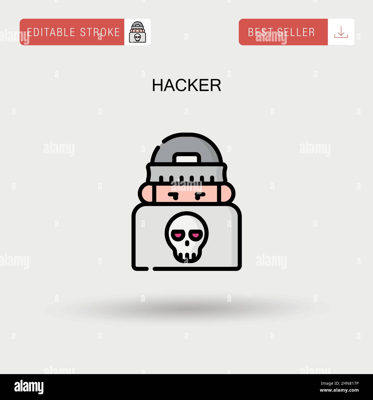Hacker Simple vector icon Stock Vector Image & Art - Alamy