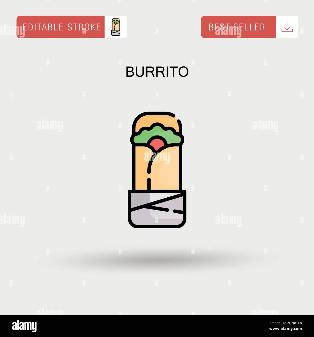 Mexican red rice Stock Vector Images - Alamy