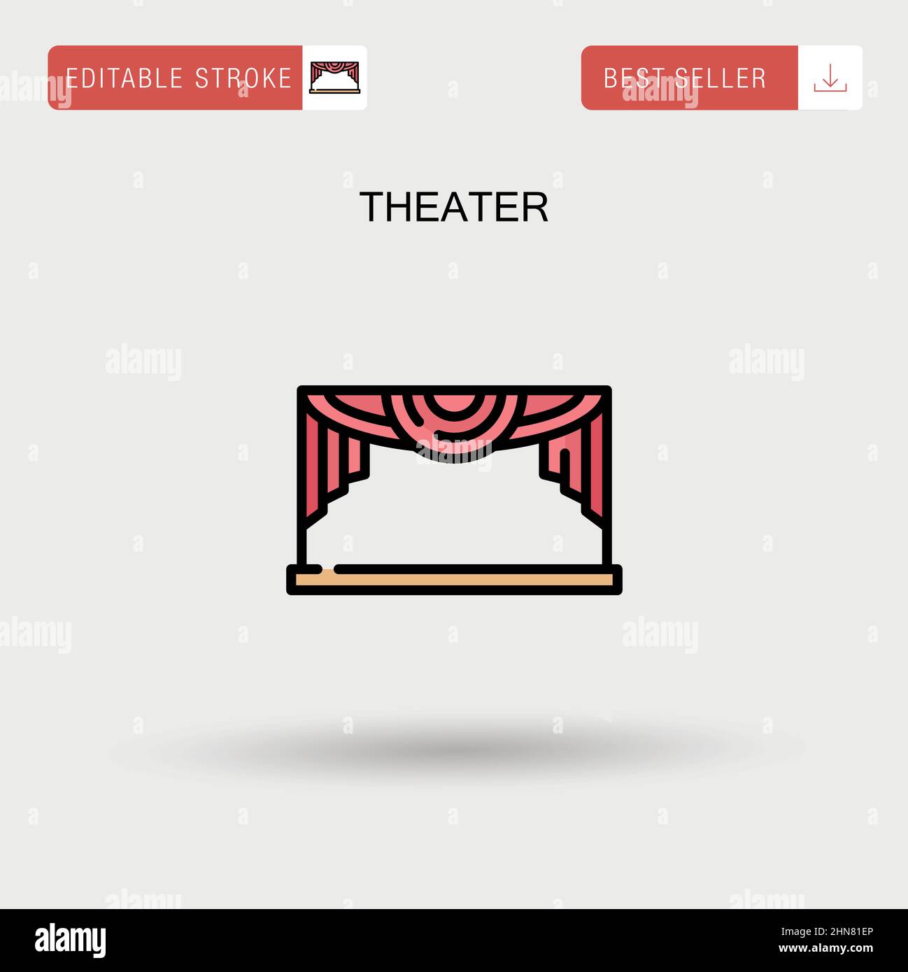 Theater stage play audience Stock Vector Images - Alamy