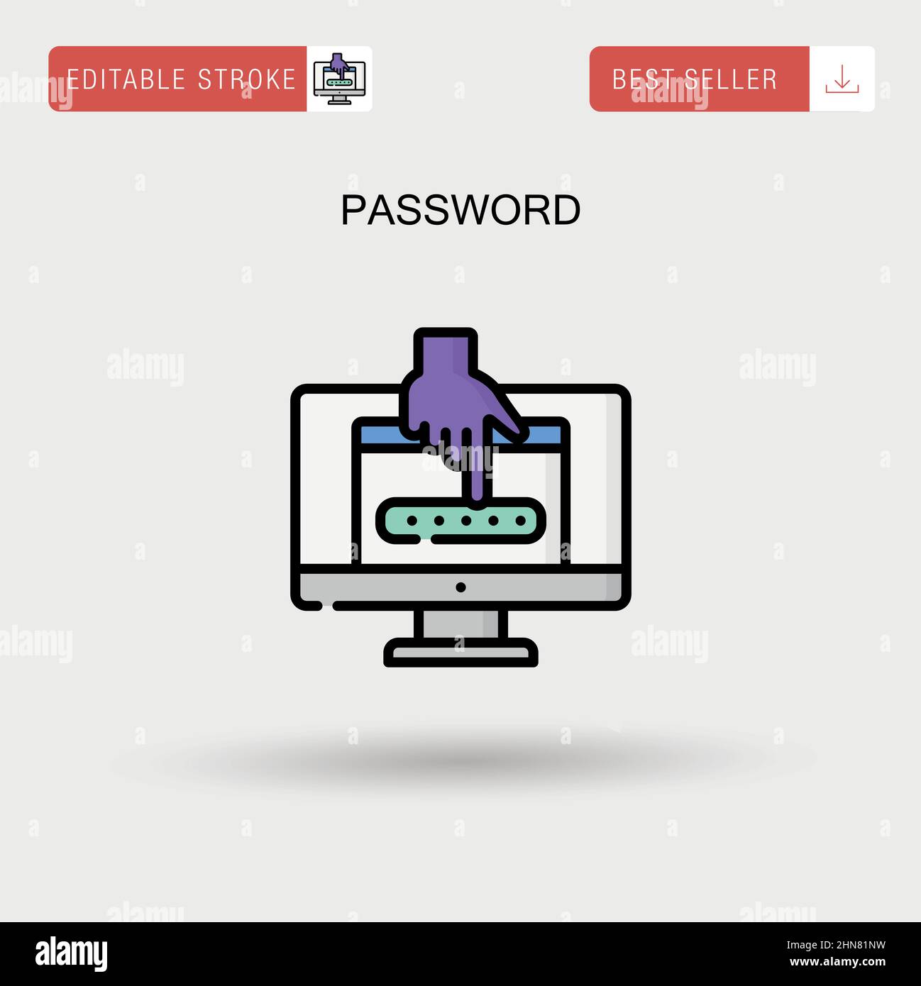 Secure access Stock Vector Images - Alamy