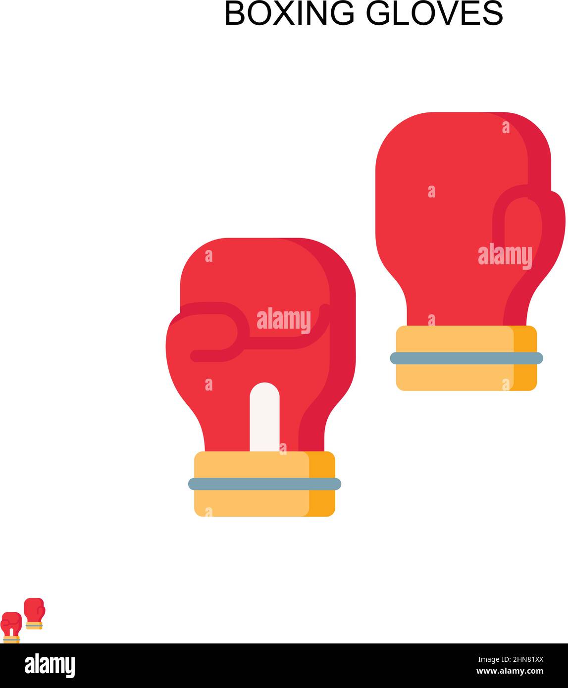 Cartoon boxing glove hi-res stock photography and images - Alamy
