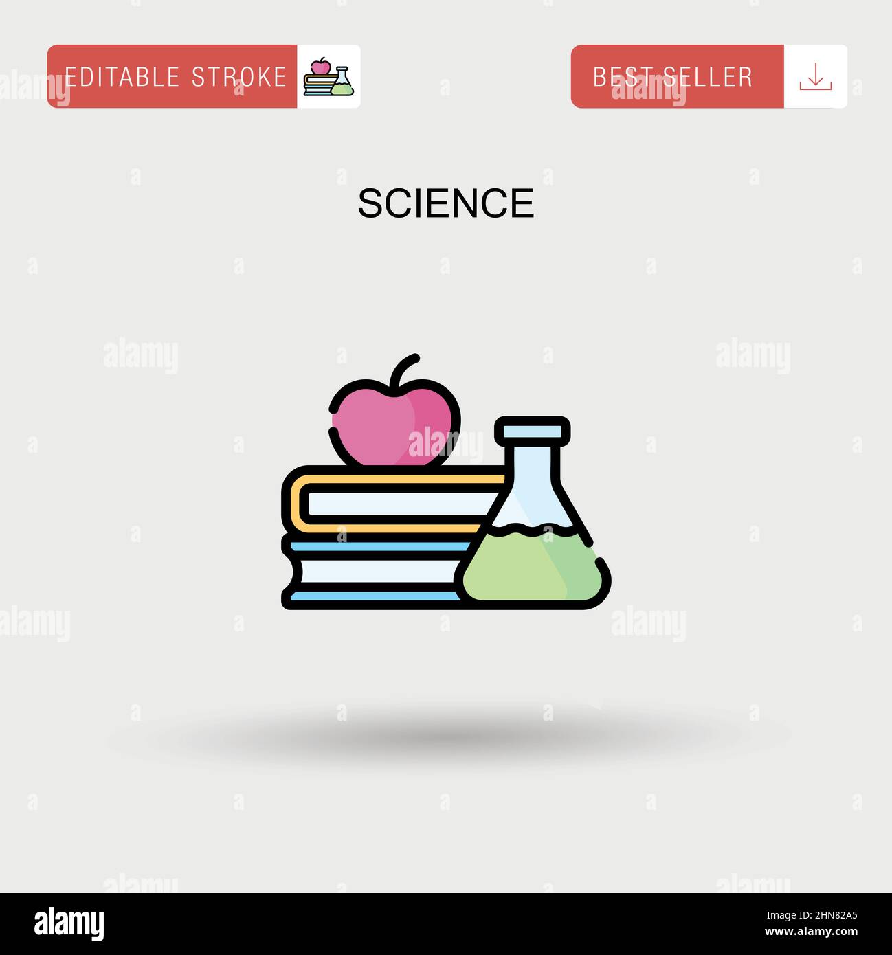 Science Simple vector icon Stock Vector Image & Art - Alamy