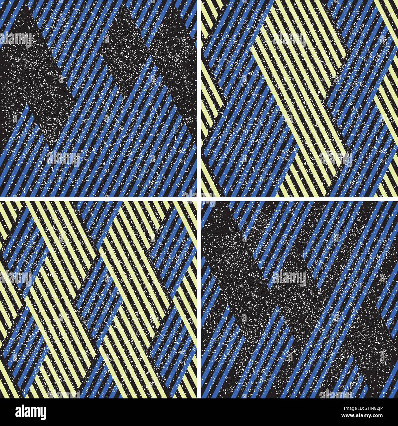 4 different vector patterns in the same package(eps). One pattern is ...