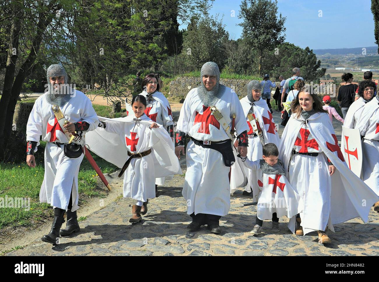 Hostaric medieval fair in the region of La Selva province of Gerona ...