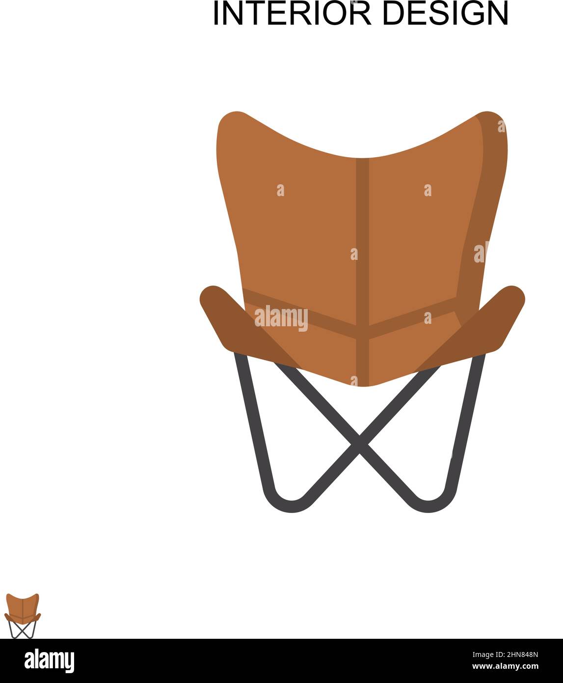 Interior Design Simple Vector Icon Illustration Symbol Design Template For Web Mobile Ui