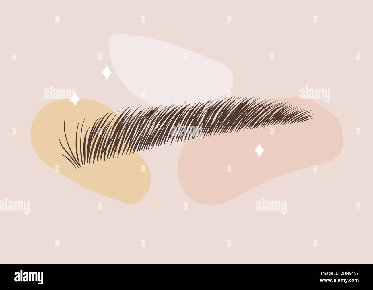 Brow studio logo. Sable style eyebrows. Permanent make-up and ...