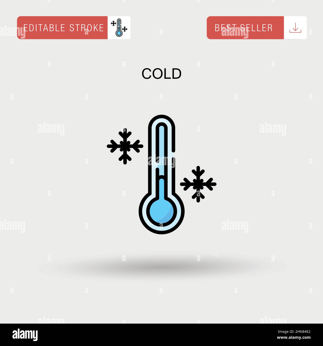 Cold Simple vector icon Stock Vector Image & Art - Alamy