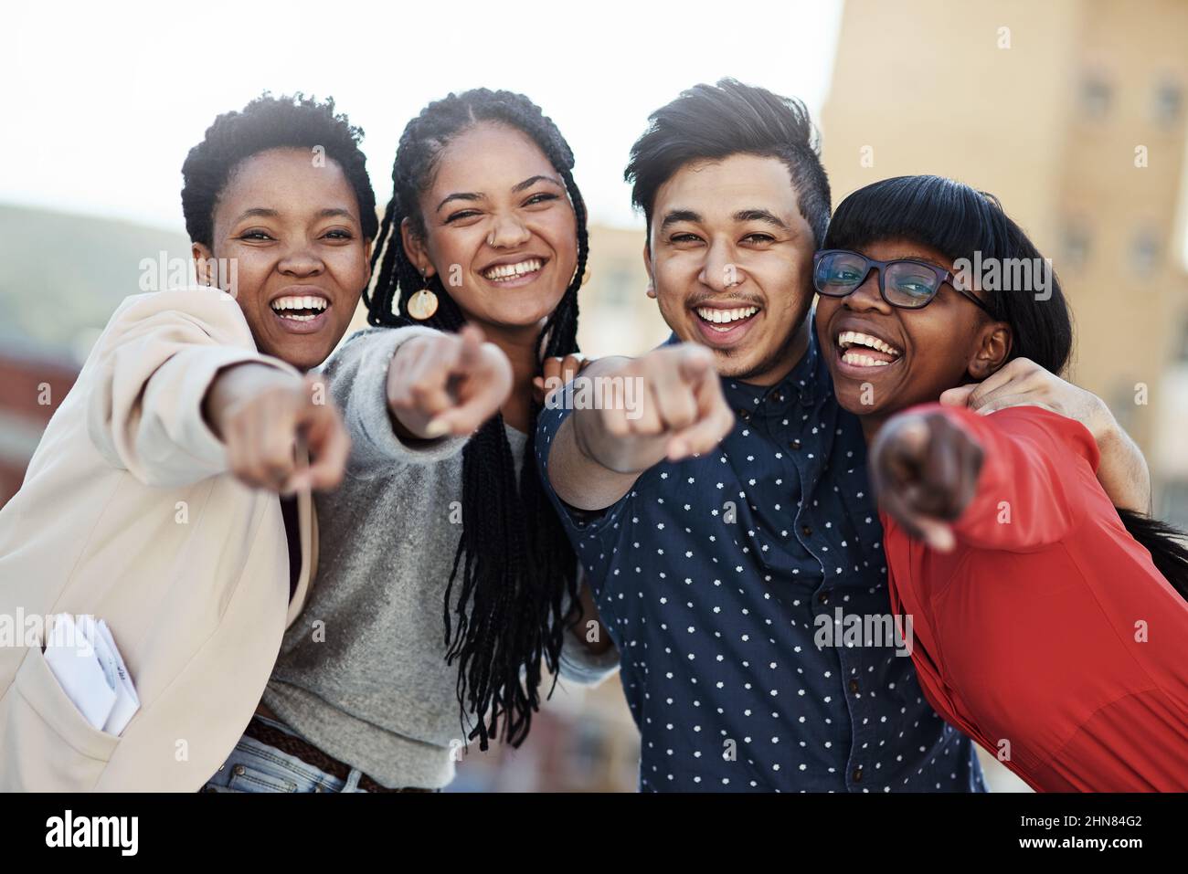 People Laughing And Pointing