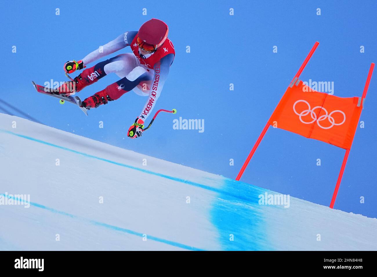 Yanqing, China. 15th Feb, 2022. Olympics, Alpine Skiing, Downhill ...