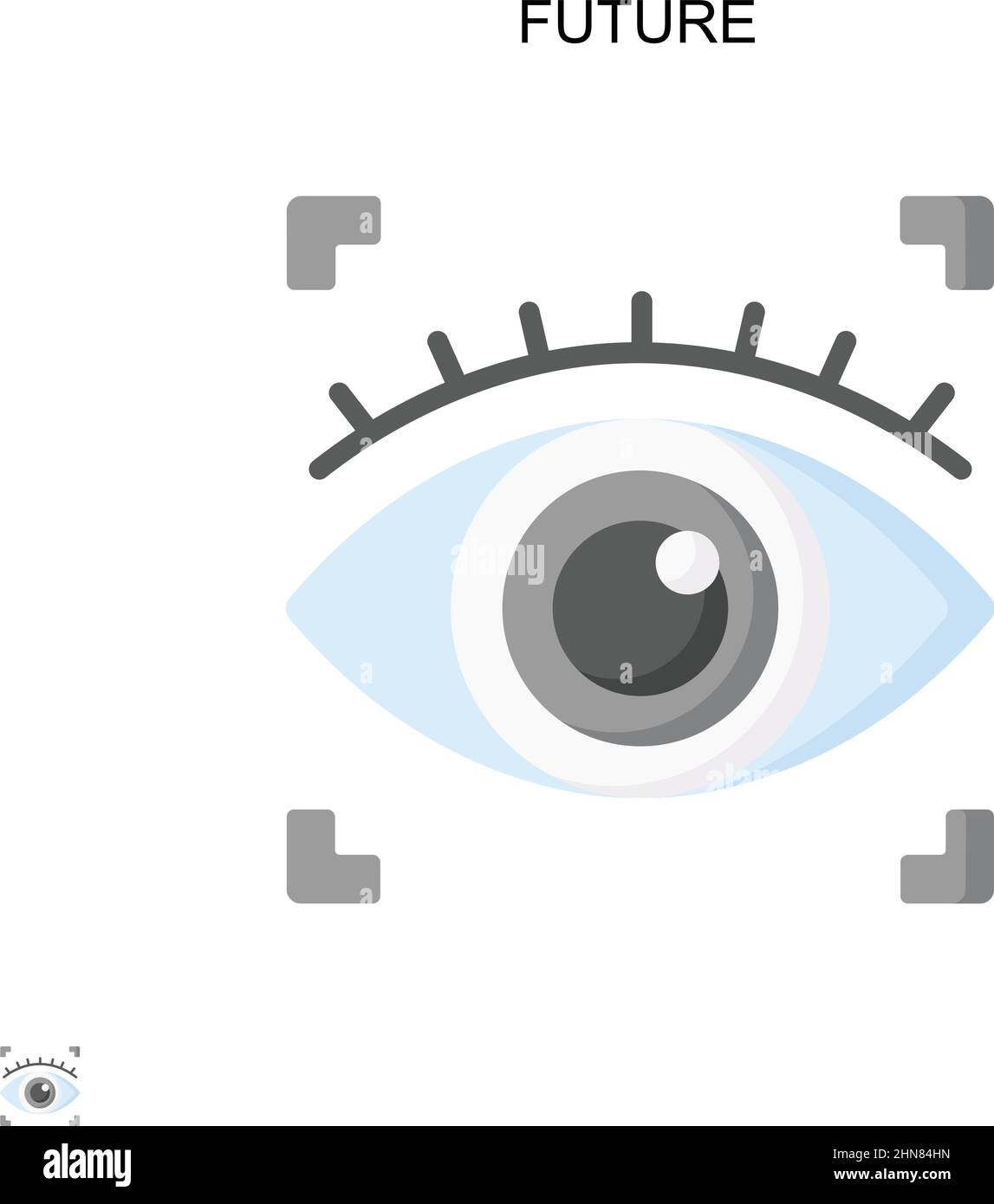 Future Simple vector icon. Illustration symbol design template for web ...