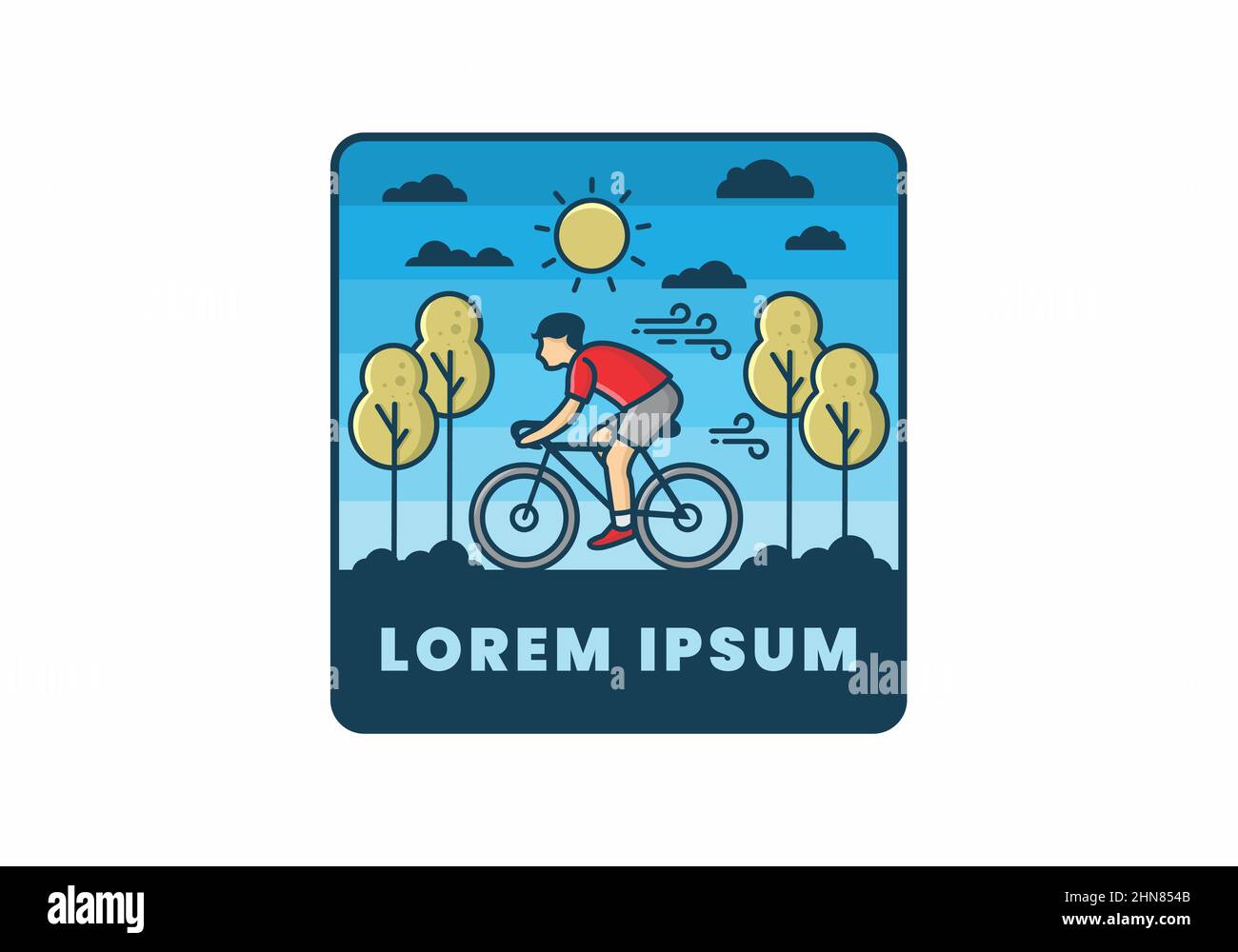 Man riding bicycle with woman Cut Out Stock Images & Pictures - Alamy