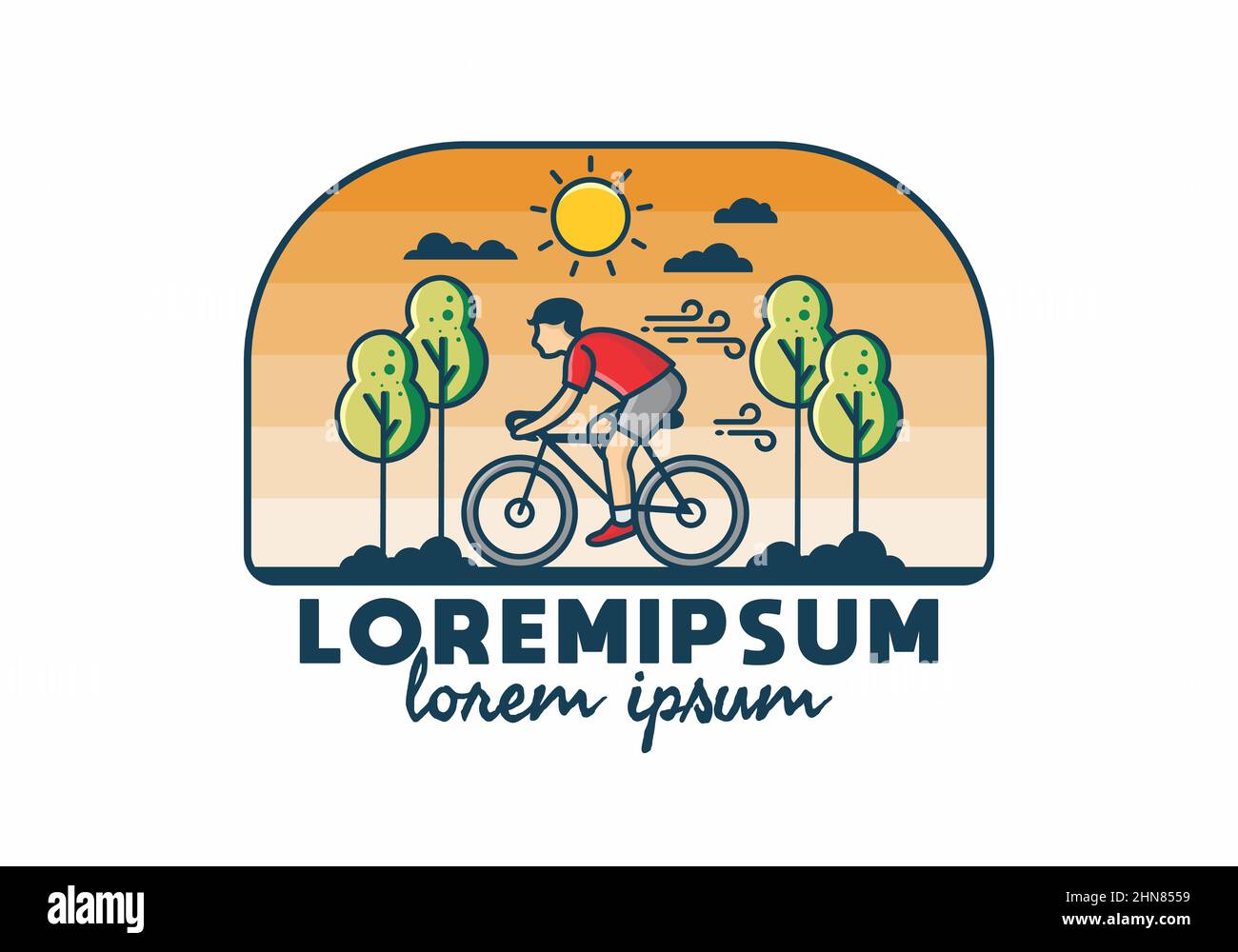 Man riding bicycle with woman Cut Out Stock Images & Pictures - Alamy