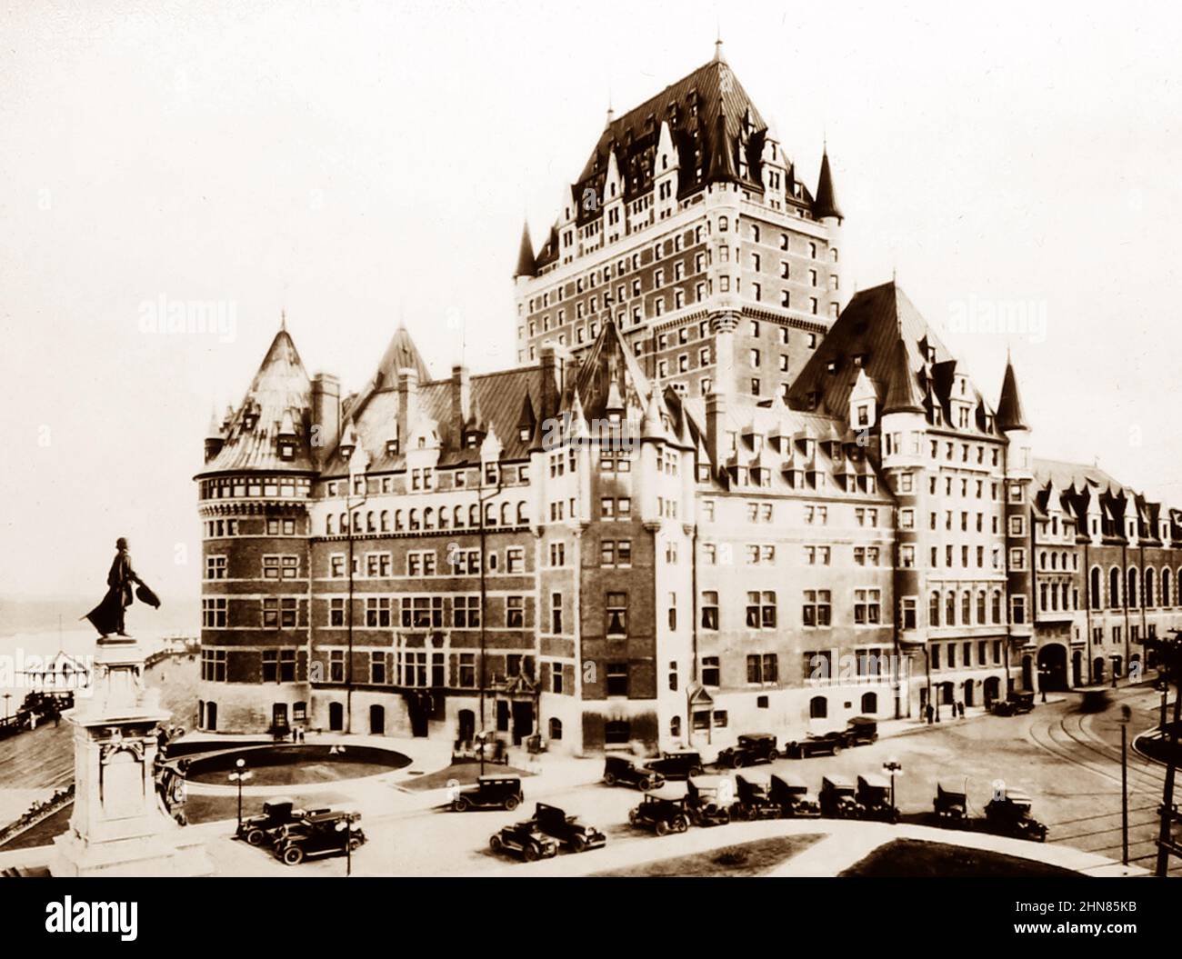 Chateau Frontenac, Quebec, Canada, early 1900s Stock Photo - Alamy