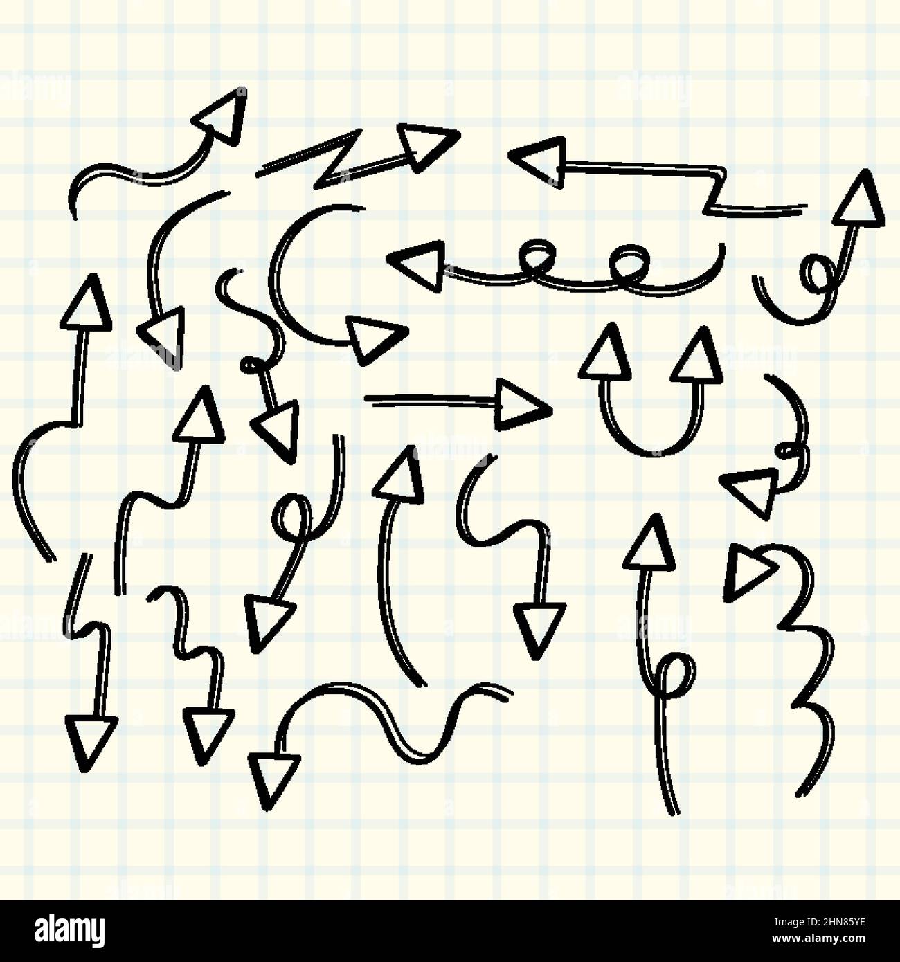 Too many directions Stock Vector Images - Alamy