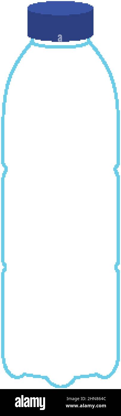 Empty plastic bottle isolated illustration Stock Vector Image & Art - Alamy