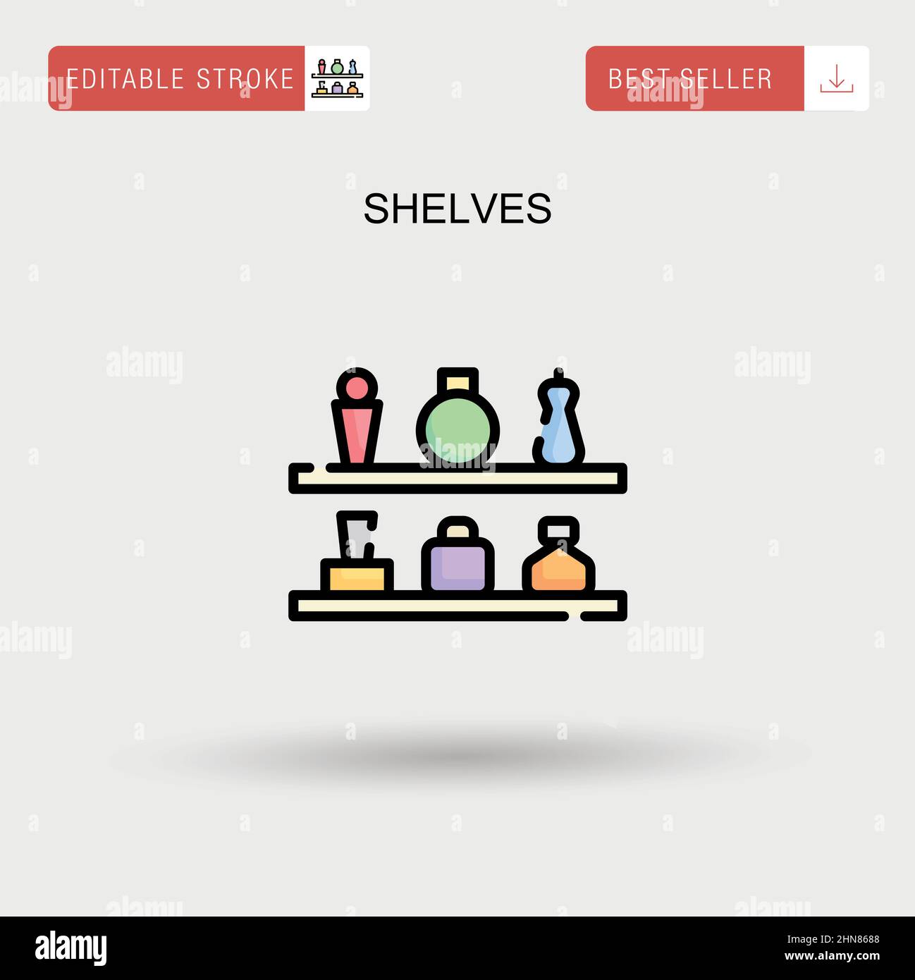 Simple gray book isolated Stock Vector Images - Alamy