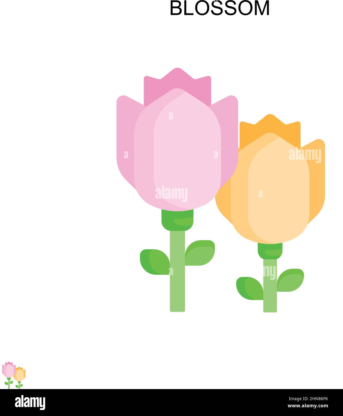 Blossom icon Stock Vector Images - Alamy