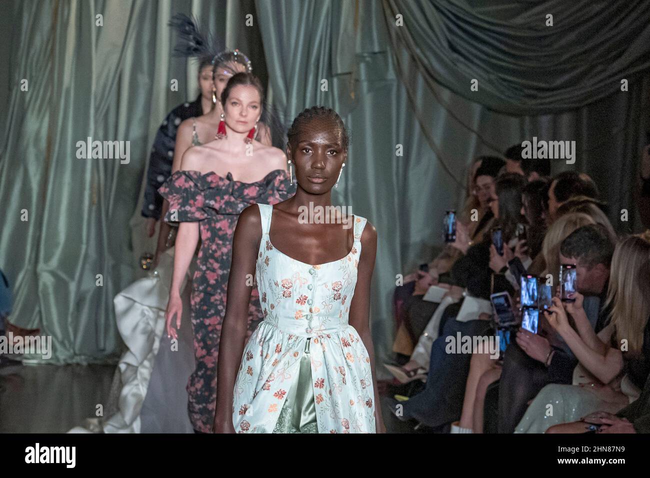Models walk the runway for Markarian during New York Fashion Week: The ...