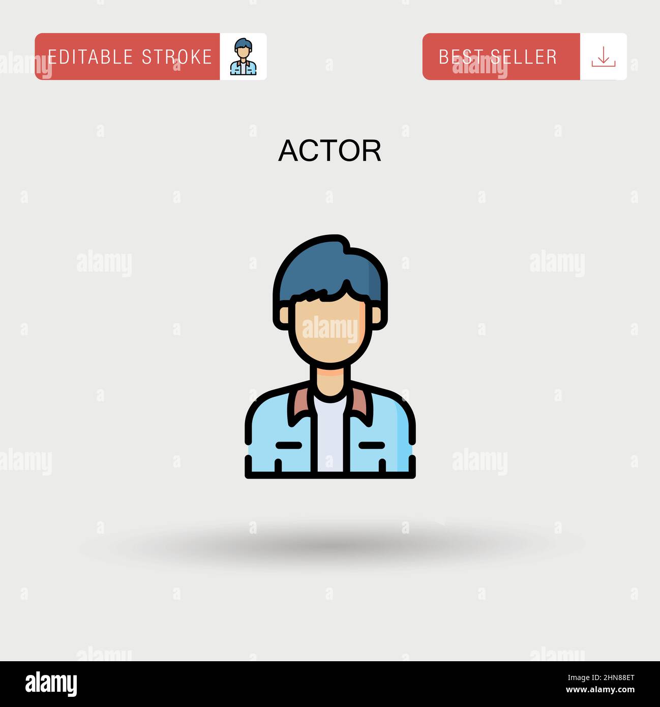 Actor Stock Vector Images - Alamy