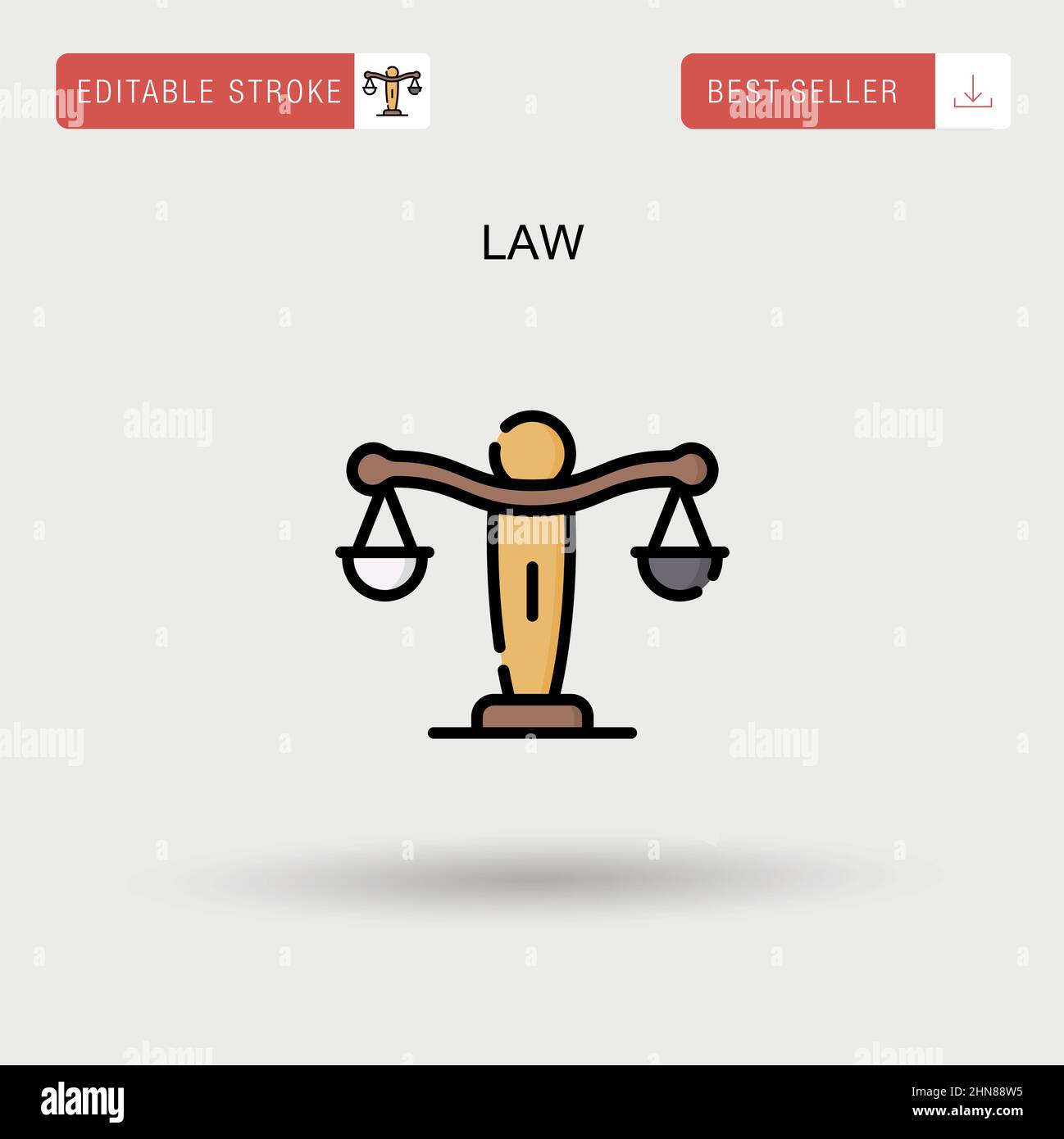 Law Simple vector icon Stock Vector Image & Art - Alamy
