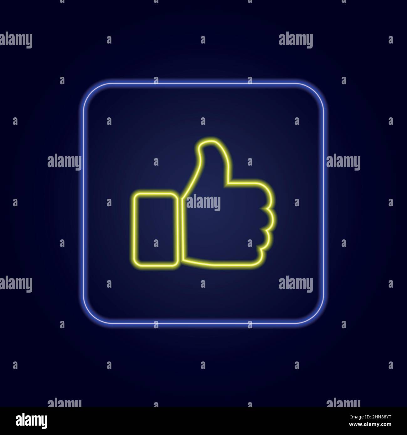 Beautiful stylish colorful neon like icon - Vector illustration Stock ...