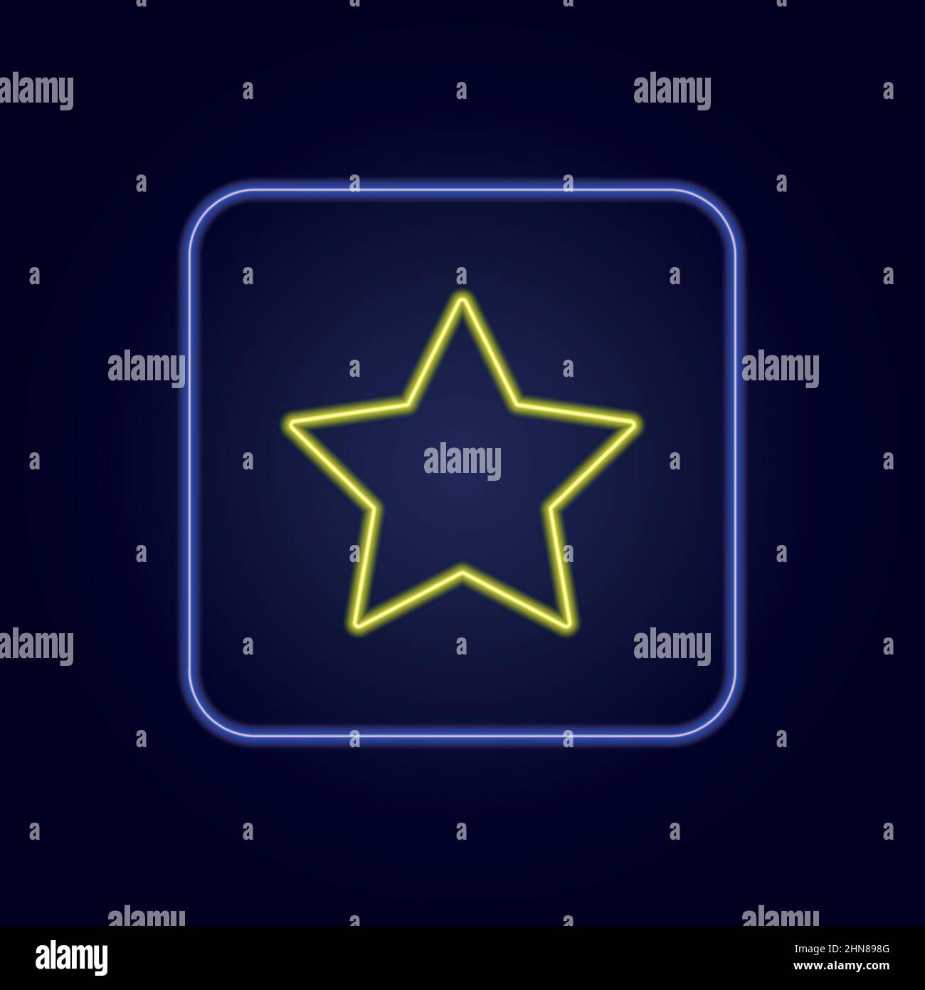 Beautiful stylish colorful neon star icon - Vector illustration Stock ...