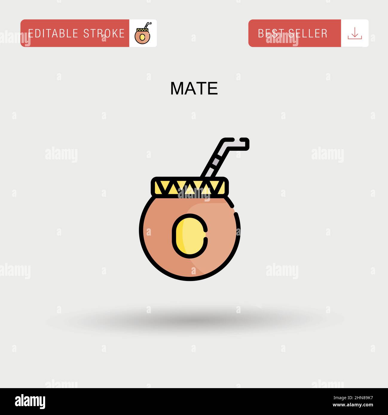 Argentine mate tea Stock Vector Images - Alamy