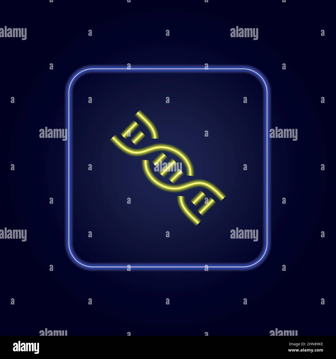 Beautiful stylish colorful neon dna icon - Vector illustration Stock ...