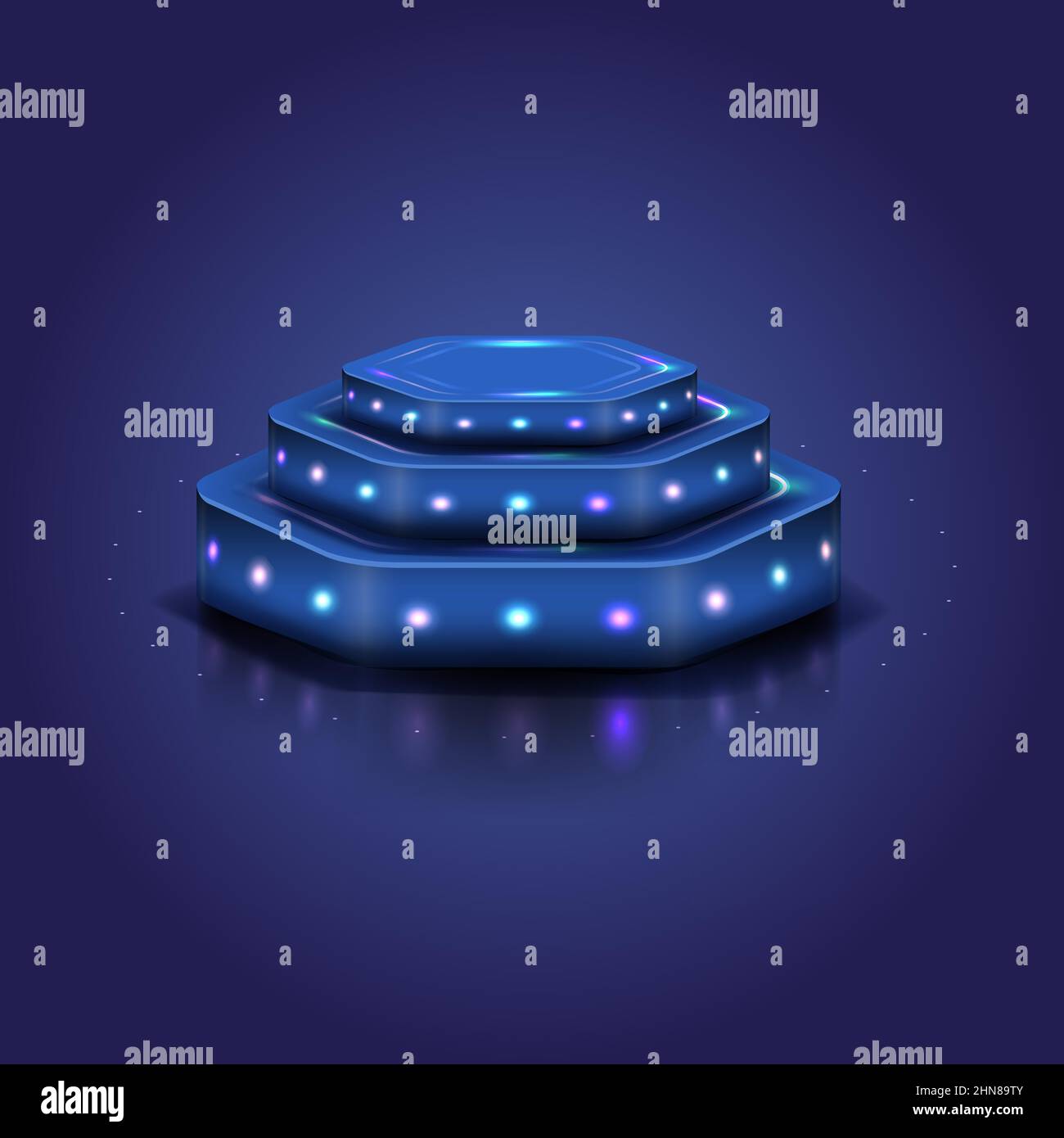 3d hud technology podium Stock Vector Images - Alamy