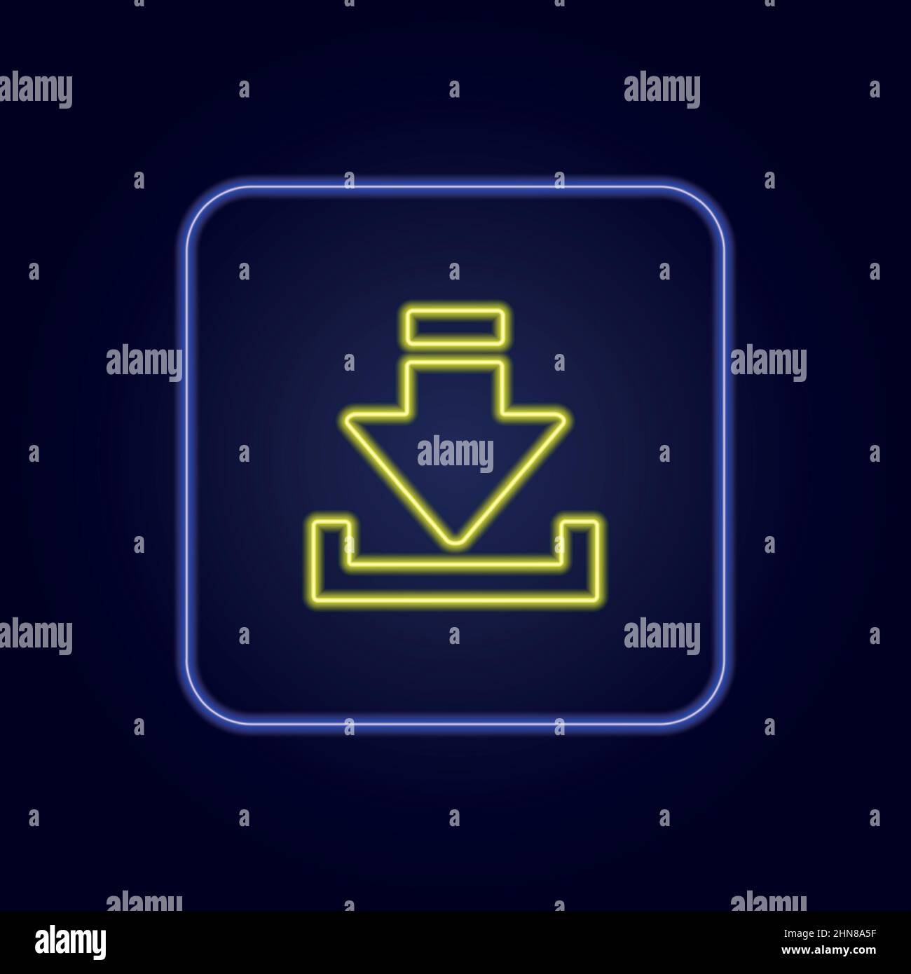 Beautiful stylish colorful neon loading icon - Vector illustration ...
