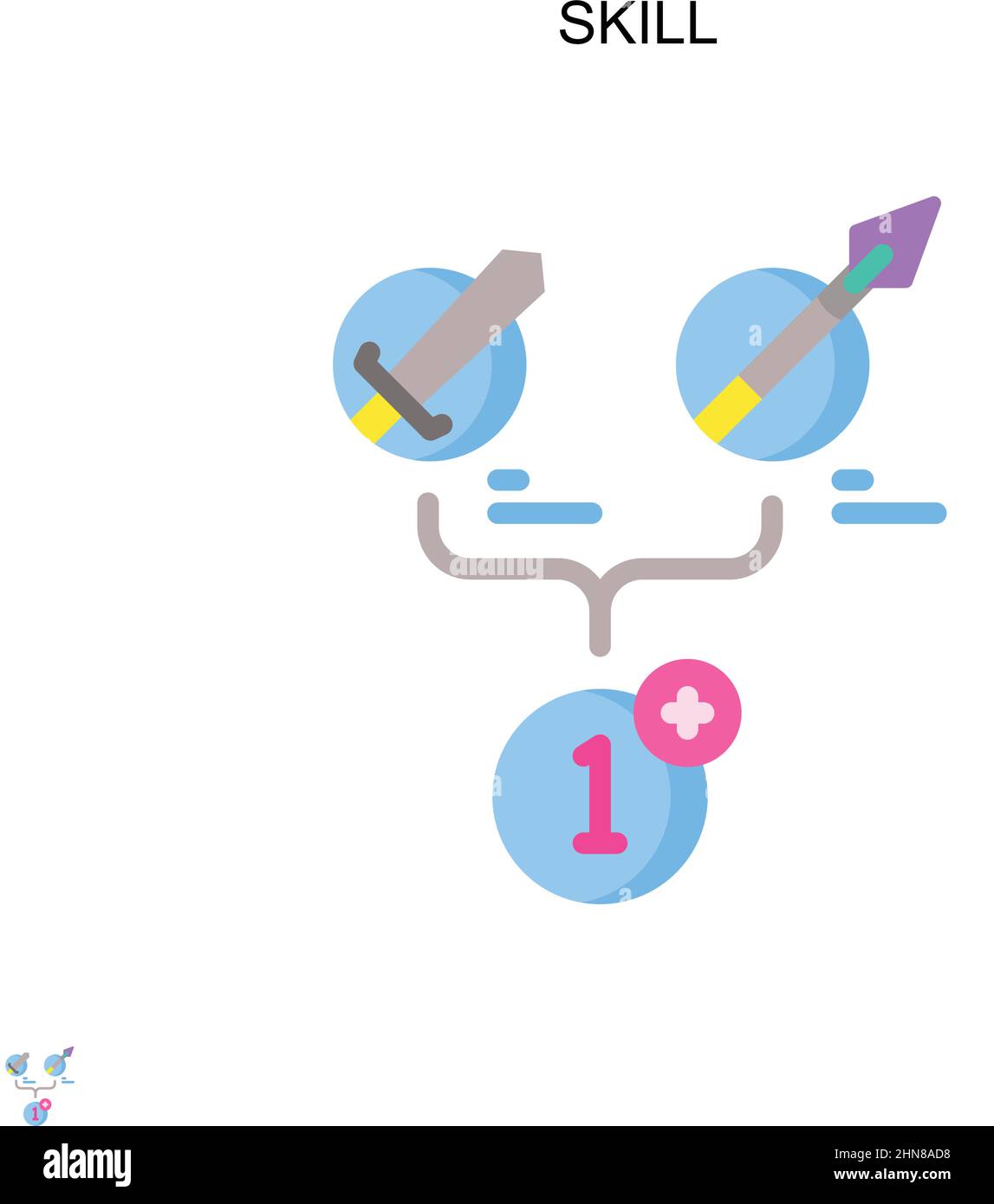 Soft skills icon hi-res stock photography and images - Alamy