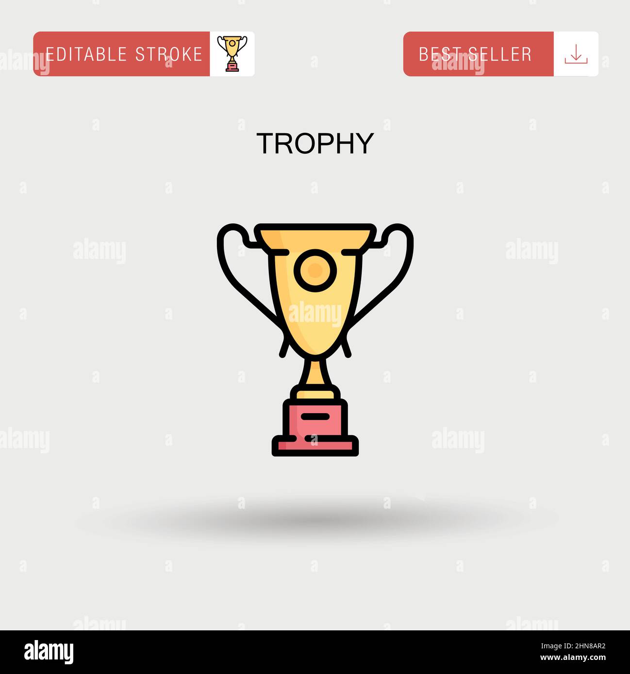 Trophy for competition Stock Vector Images - Alamy