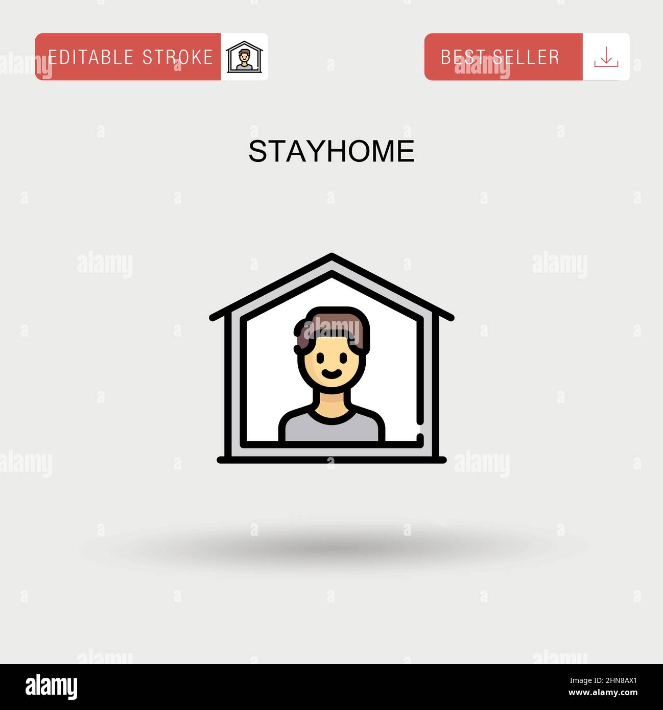Stayhome Stock Vector Images - Alamy