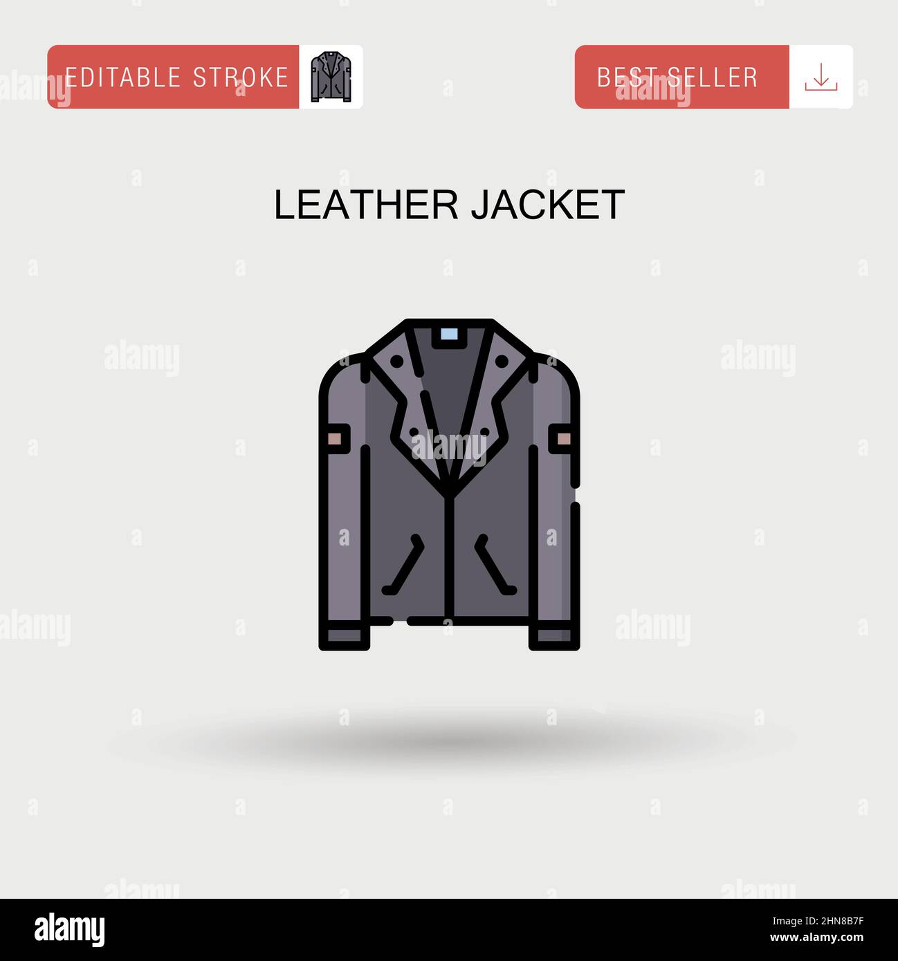 Biker jacket woman Stock Vector Images - Alamy