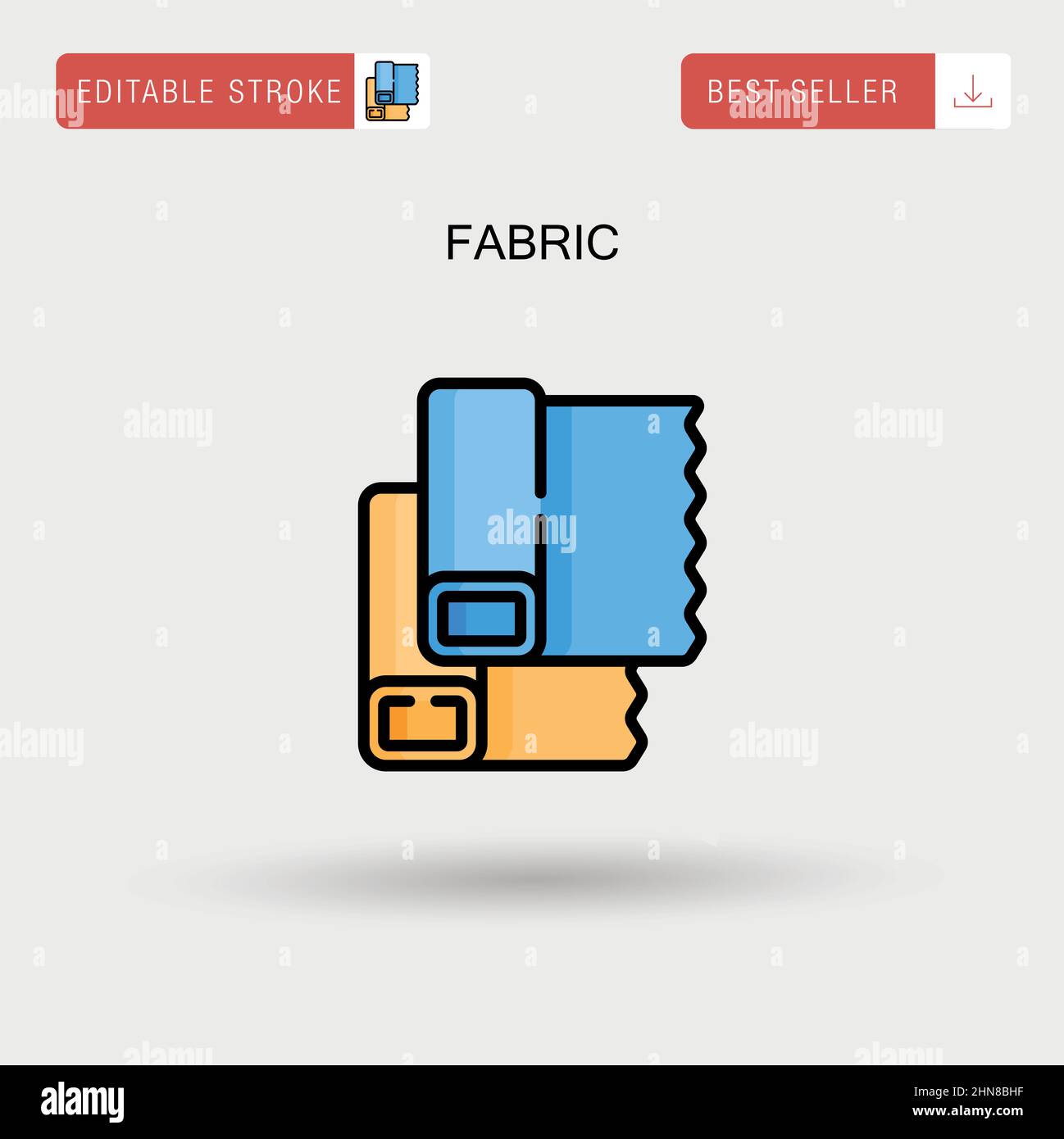 Textile fabric cloth icon Stock Vector Images - Alamy