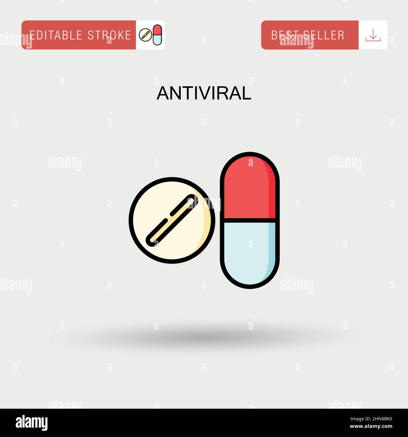 Vector bacteria blue icon Stock Vector Images - Alamy