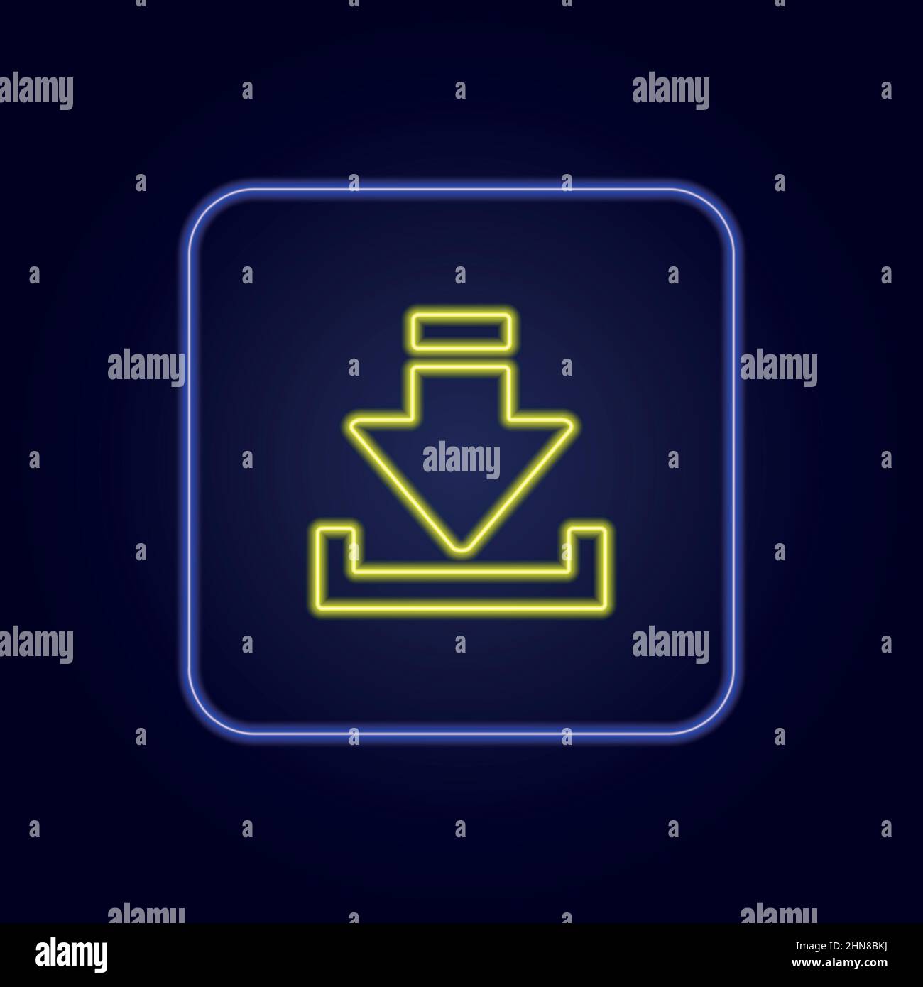 Beautiful stylish colorful neon loading icon - Vector illustration ...