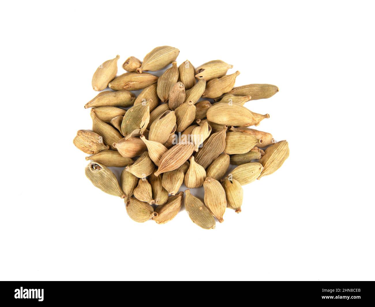 Cardamom spice isolated on the white background Stock Photo - Alamy