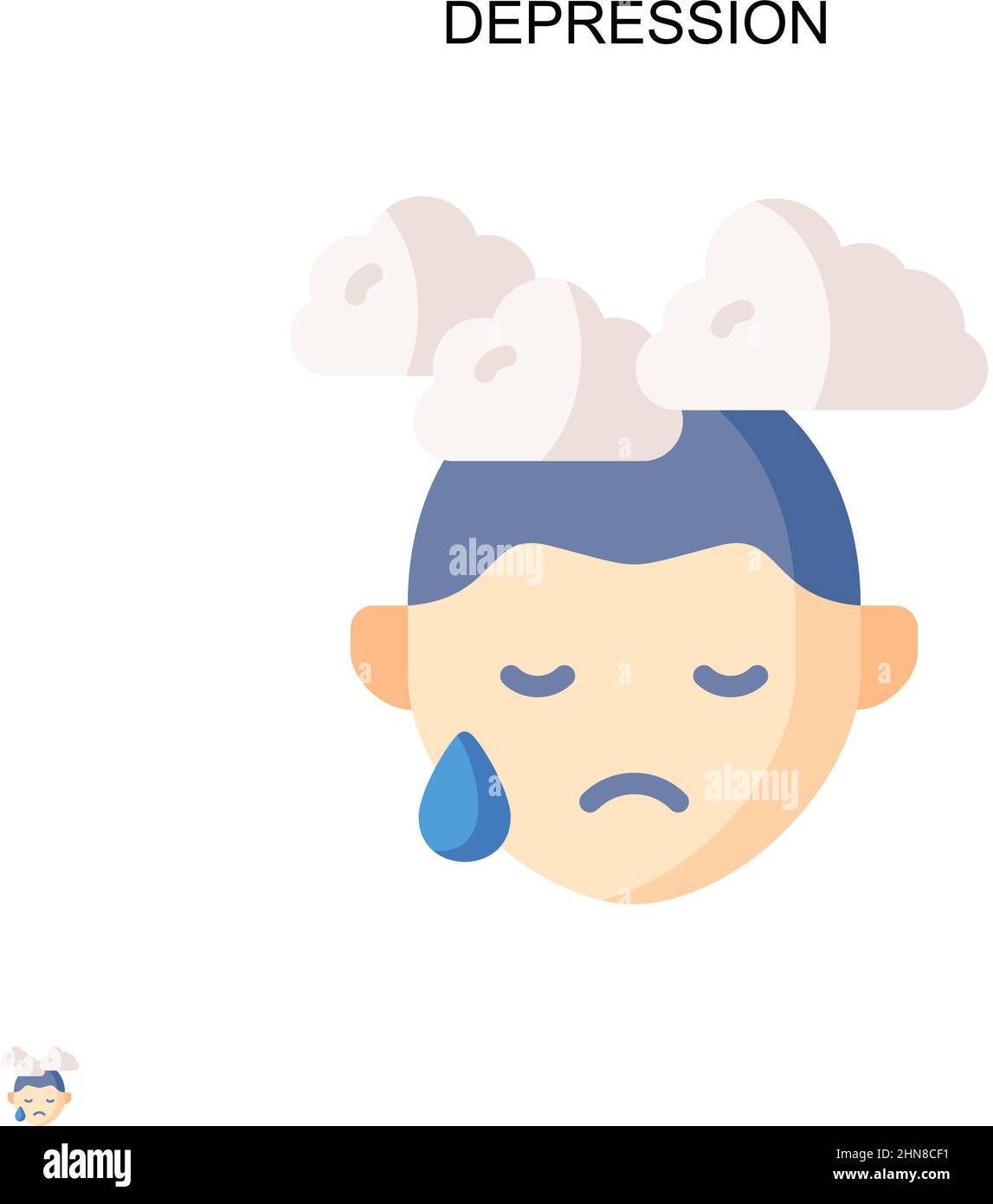 Simple depression hi-res stock photography and images - Alamy