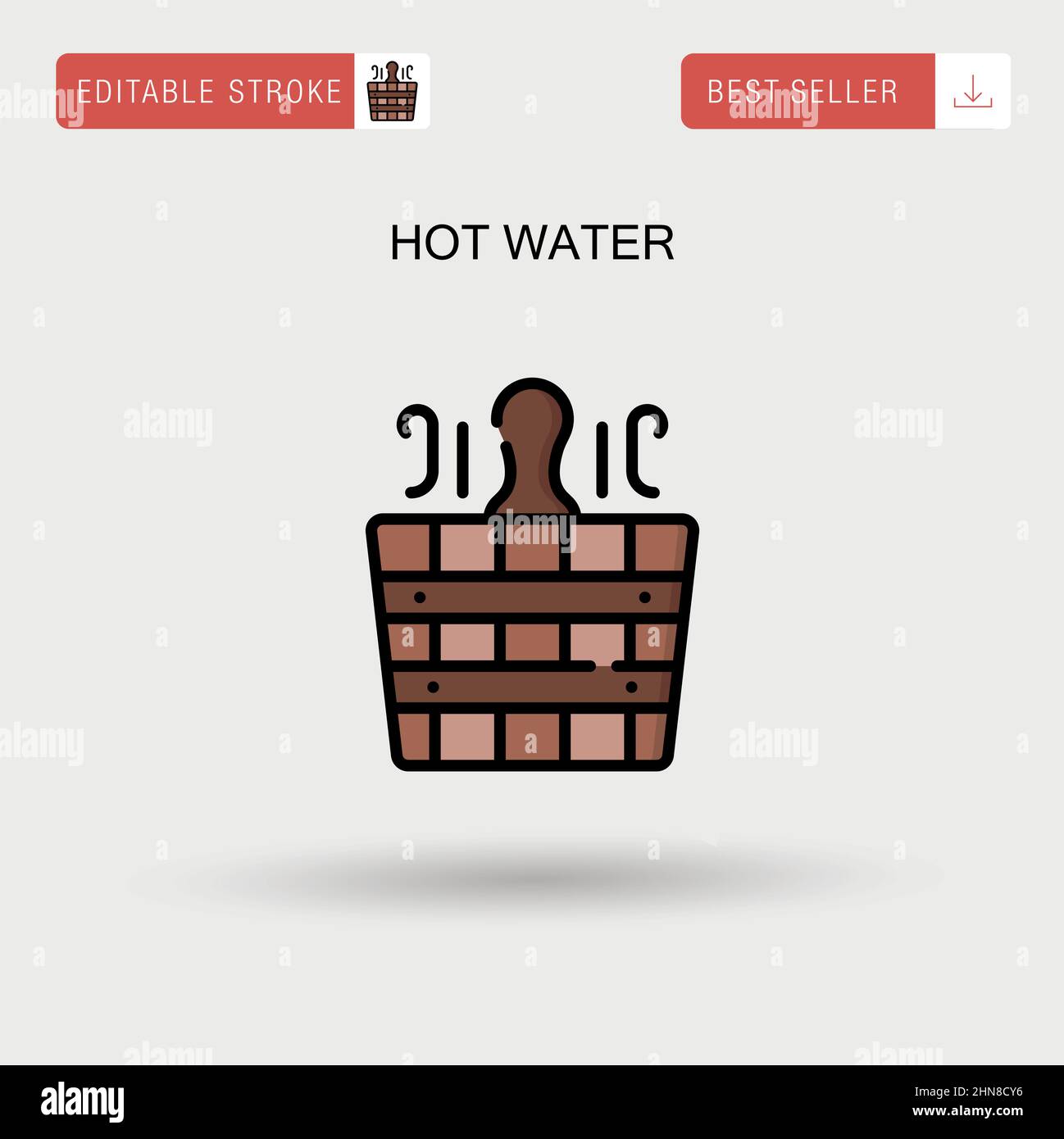 Hot water Stock Vector Images - Alamy