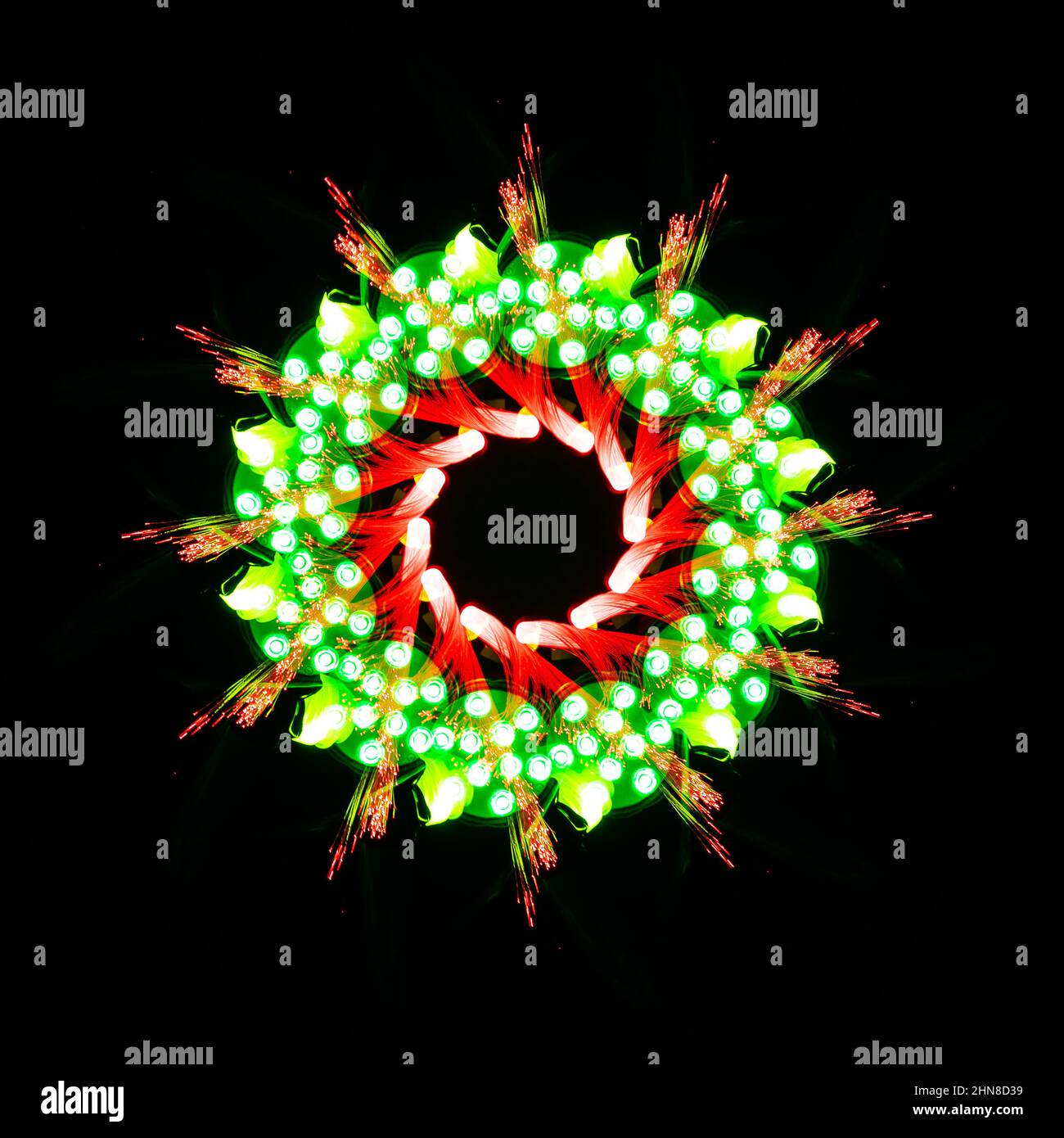 mandala, light painting art, camera rotation, soothing energy, abstract ...