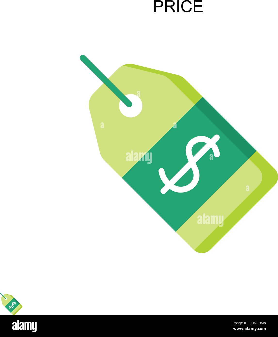 Price Simple vector icon. Illustration symbol design template for web ...