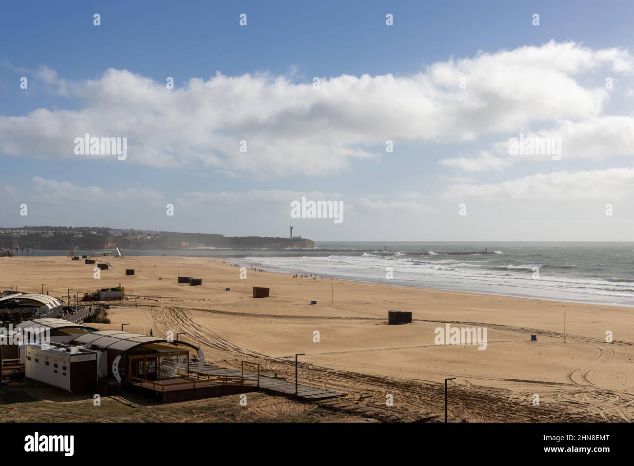 Beautiful beaches and nice weather in Portimao, Portugal during ...