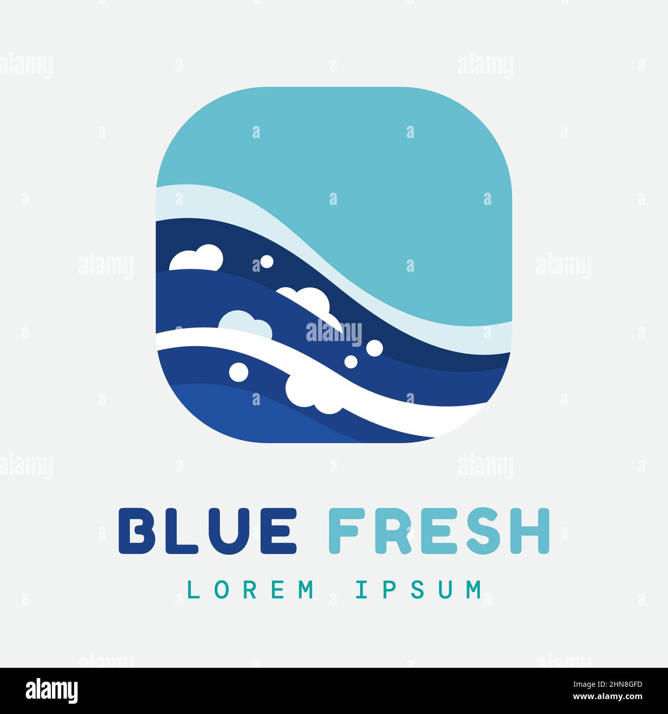 Wave logo brand concept design.Symbol ocean sea waves for business ...