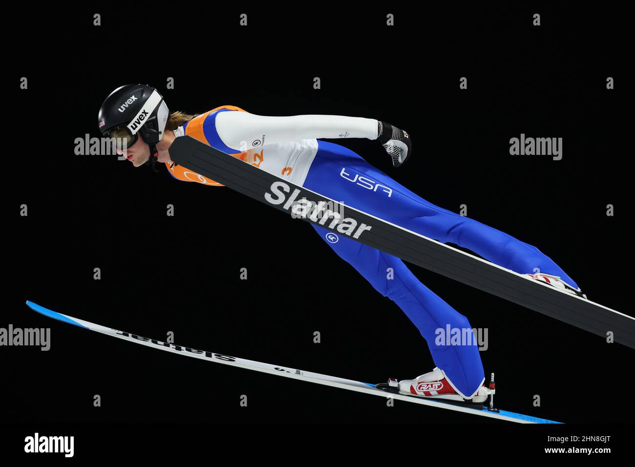 Zhangjiakou, Hebei, China. 14th Feb, 2022. Kevin Bickner (USA) Ski ...