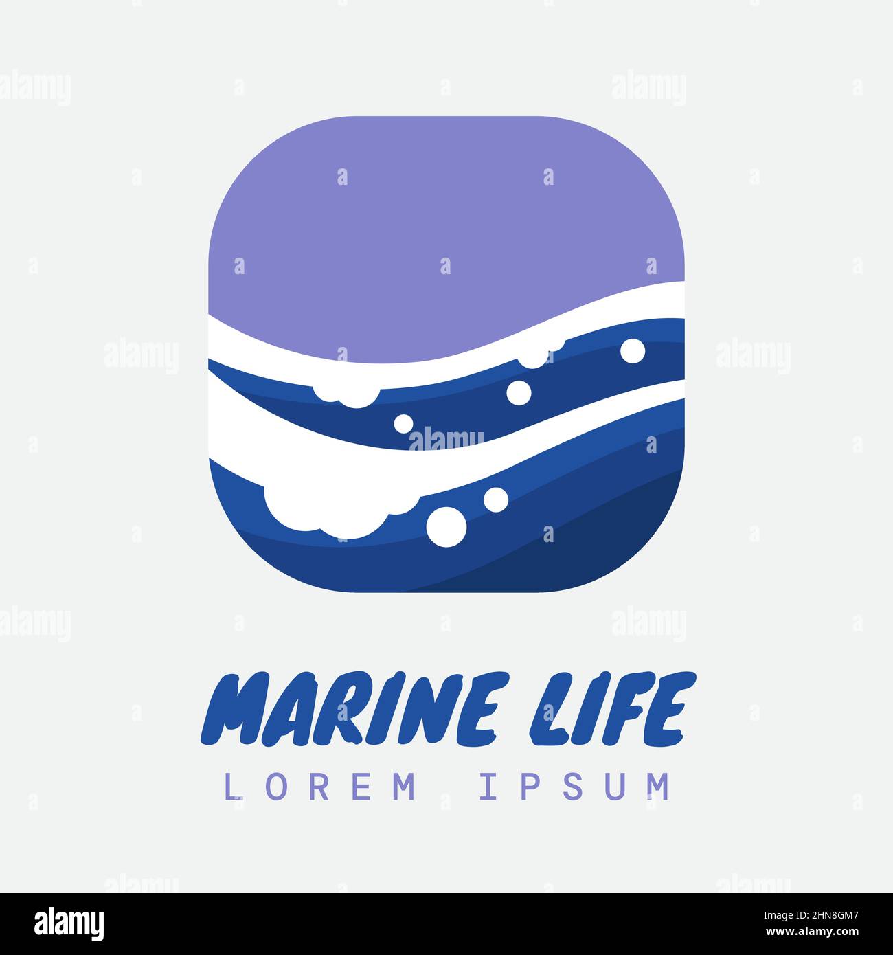 Wave logo brand concept design.Symbol ocean sea waves for business ...